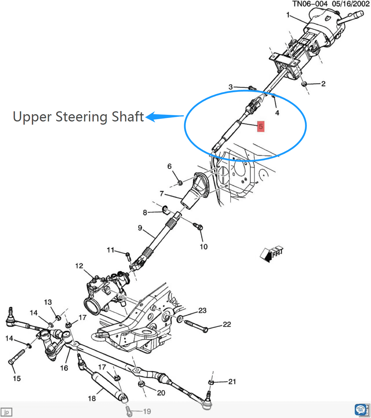 Automotive upper steering shaft factory in China